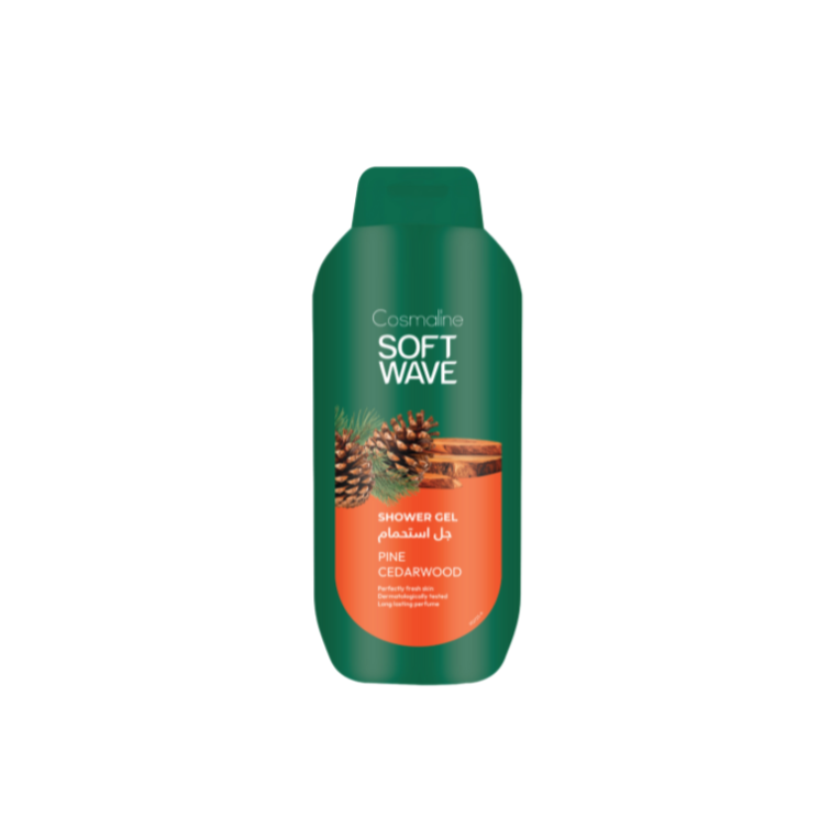 Soft Wave Shower Gel Pine Cedarwood 650ML | Cosmaline